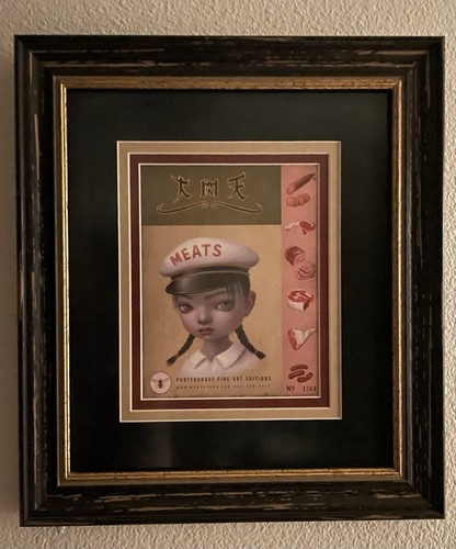 Mark Ryden Meat Girl Lithograph Print Framed Limited Numbered Art Meat ...