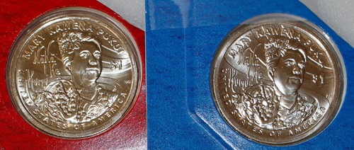 2025 P and D Sacagawea $1 Mary Kawena Pukui Native American Golden ...