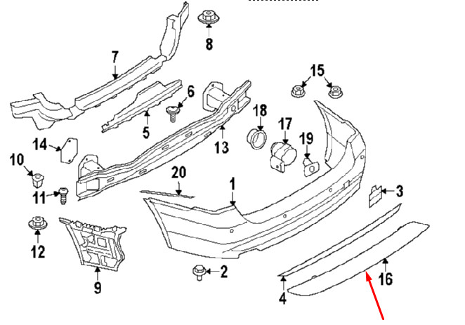 NEW BMW 3 GT F34 REAR BUMPER LEFT REFLECTOR 63147315165 7315165 2015OEM ...