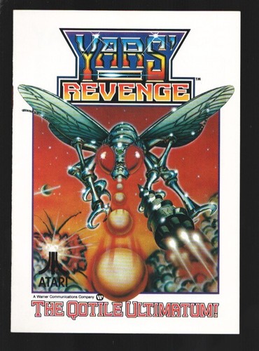 Yars' Revenge 1982-The Qotile Ultimatum-Art by Frank Cirocco-Ray Garst ...