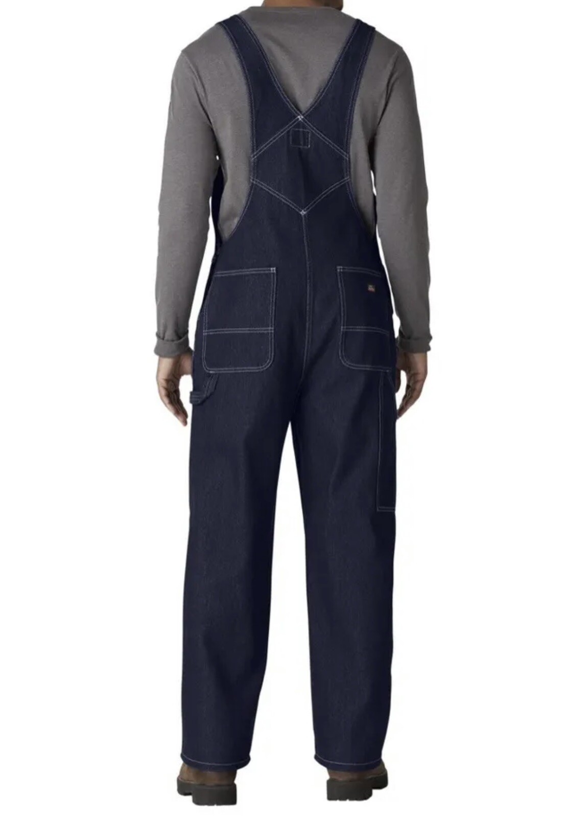 Dickies+Men%E2%80%99s+Bib+Overall+Size+3XL+Dark+Blue+Rinsed+Indigo for ...