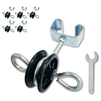 Farm Electric Fence T-Post Gate Handle Anchors Double Hook T-Post 2 ...