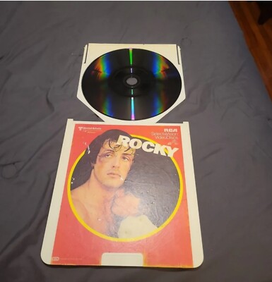 Vtg CED Video Disc Rocky Sylvester Stallone RCA Selectavision Movie ...