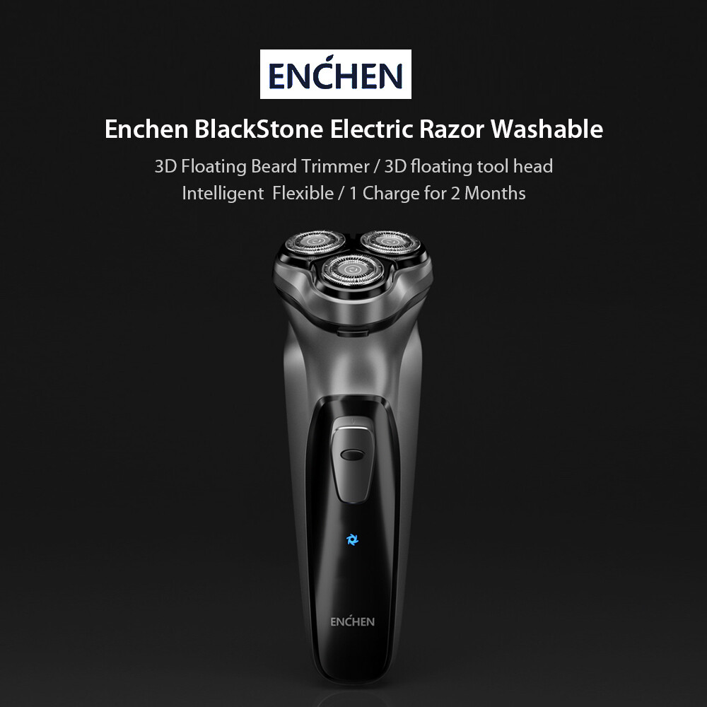 ENCHEN 3D Electric Shaver Electric 360° Razors Beard Trimmer USB ...