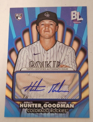 2024 Big League Baseball Hunter Goodman Opening Act Autograph RC Rookie ...