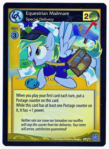 My Little Pony Equestrian Mailmare Special Delivery Holo Pegasus Promo ...