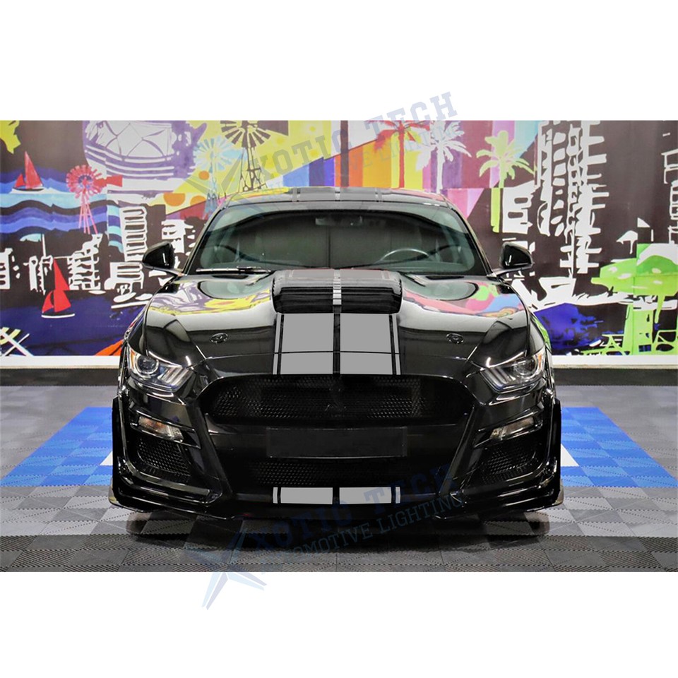 14.7 FT Race Hood Roof Pinstripe Die-Cut Stripe Decal For Ford GT500 ...