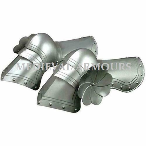 Medieval Greaves with Roundels Knight Upper Leg Armor Reenactment ...