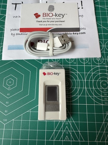 BIO-Key EcoID Fingerprint Reader - Works with Windows Hello (Windows 7/ ...