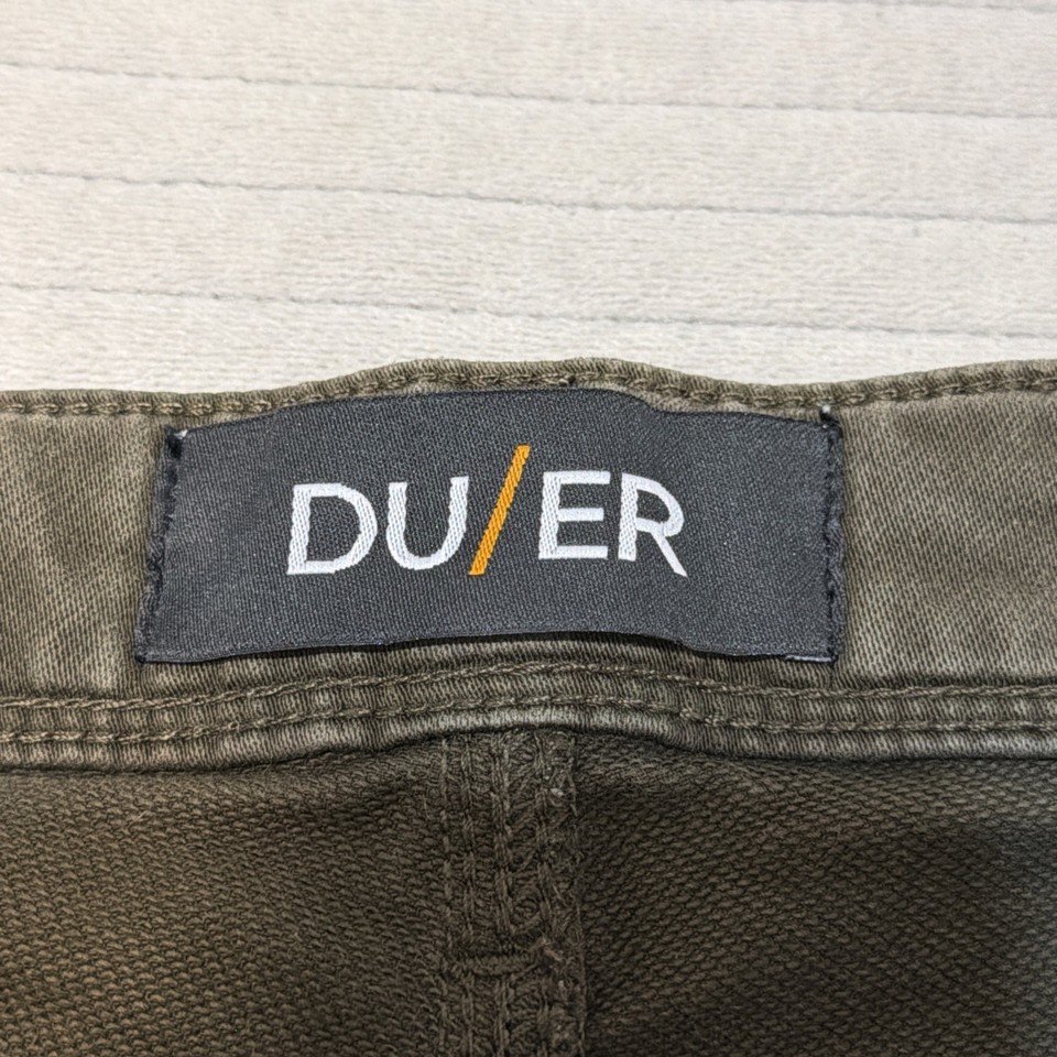 DU/ER Pants Mens 32x32 N2X Relaxed Taper Stretch Green Performance ...