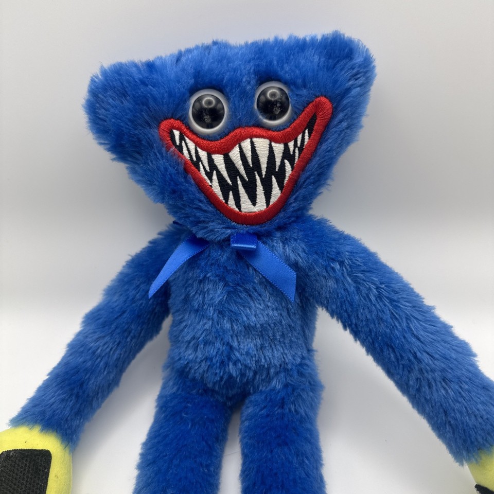 Plush Poppy Playtime 13” Huggy Wuggy Two Sided Face Scary & Smiling | eBay