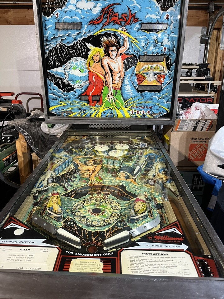 1978 Williams Flash Pinball Machine | eBay