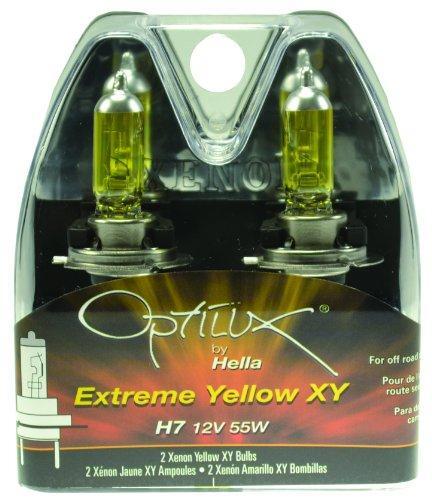 HELLA H71070702 Optilux XY Series H7 Xenon Yellow Halogen Bulbs, 12V ...