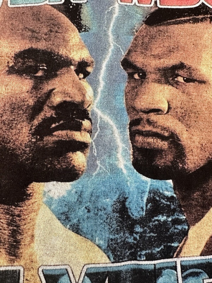 Mike Tyson Holyfield shirt XL Modern RAP Boot | eBay