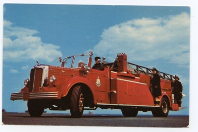 Mack Fire Truck Car Auto Transportation Postcard | eBay