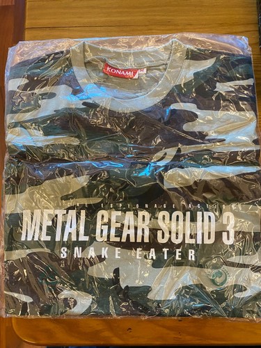 Metal Gear Solid 3 - Rare Promotional T-Shirt | eBay
