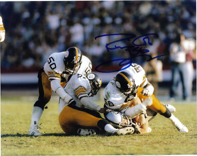 ROBIN COLE PITTSBURGH STEELERS ACTION SIGNED 8x10 | eBay