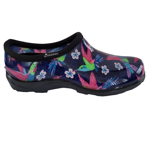 Sloggers Hummingbird Women's Blue/Pink Waterproof Comfort Shoes, Size ...