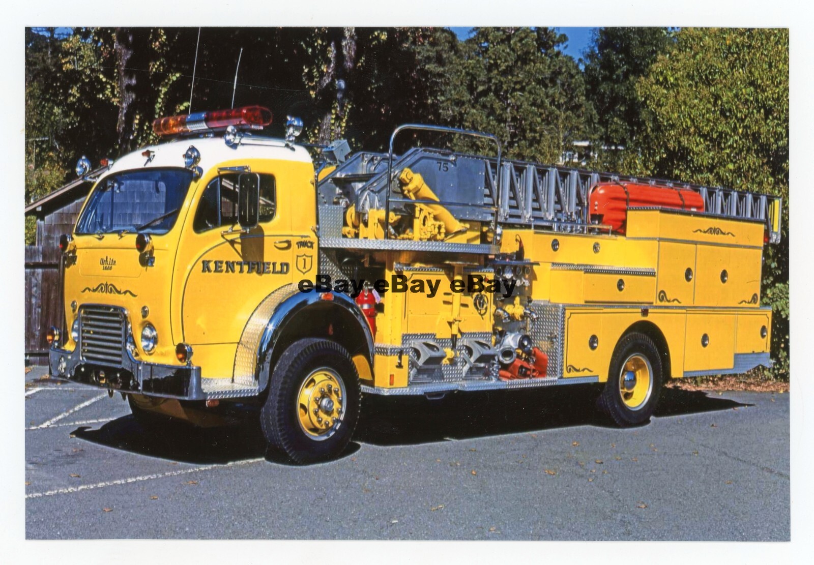 Kentfield, CA Truck 1 1960 White/Pirsch Fire Truck Photo | eBay