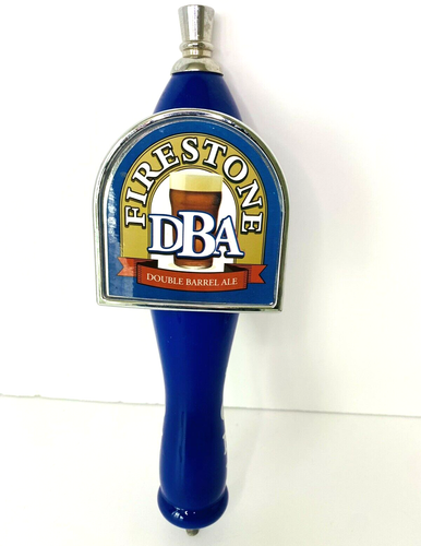Firestone Brewing DBA Tap Brew Handle Double Barrel Ale Beer Blue | eBay