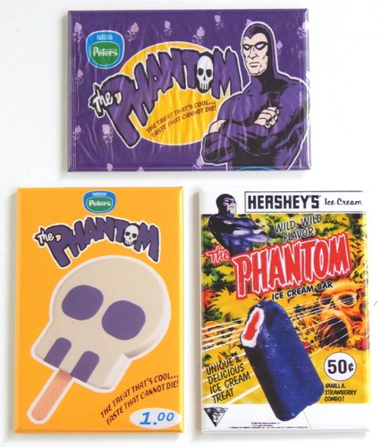 The Phantom Ice Cream FRIDGE MAGNET Set sign popsicle | eBay
