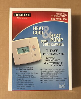 Totaline P374-1900 2-Cool/3-Heat 7 Day Programmable Thermostat | eBay