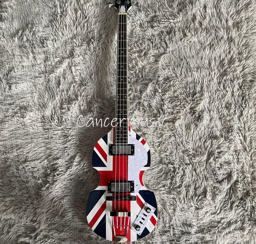 4 String Union Jack Violin Bass Guitar Jubilee Maple Neck Rosewood ...