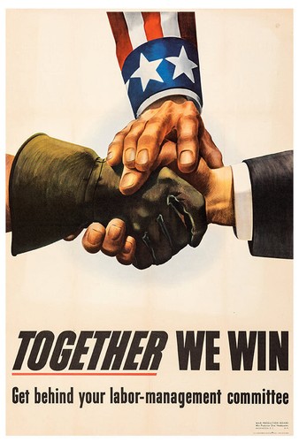 Together We Win - Labor - WW2 Poster | eBay