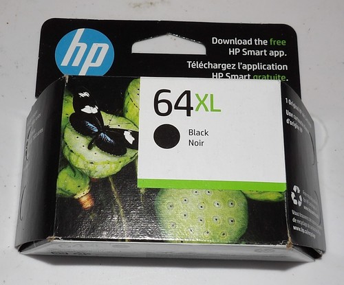 Genuine HP 64XL High Yield Black Ink Cartridge Dated 2025 New 64 XL ...