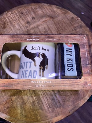 Red Shed Mug And Key Chain Set "Don’t Be A Butt Head" I Love My Kids ...