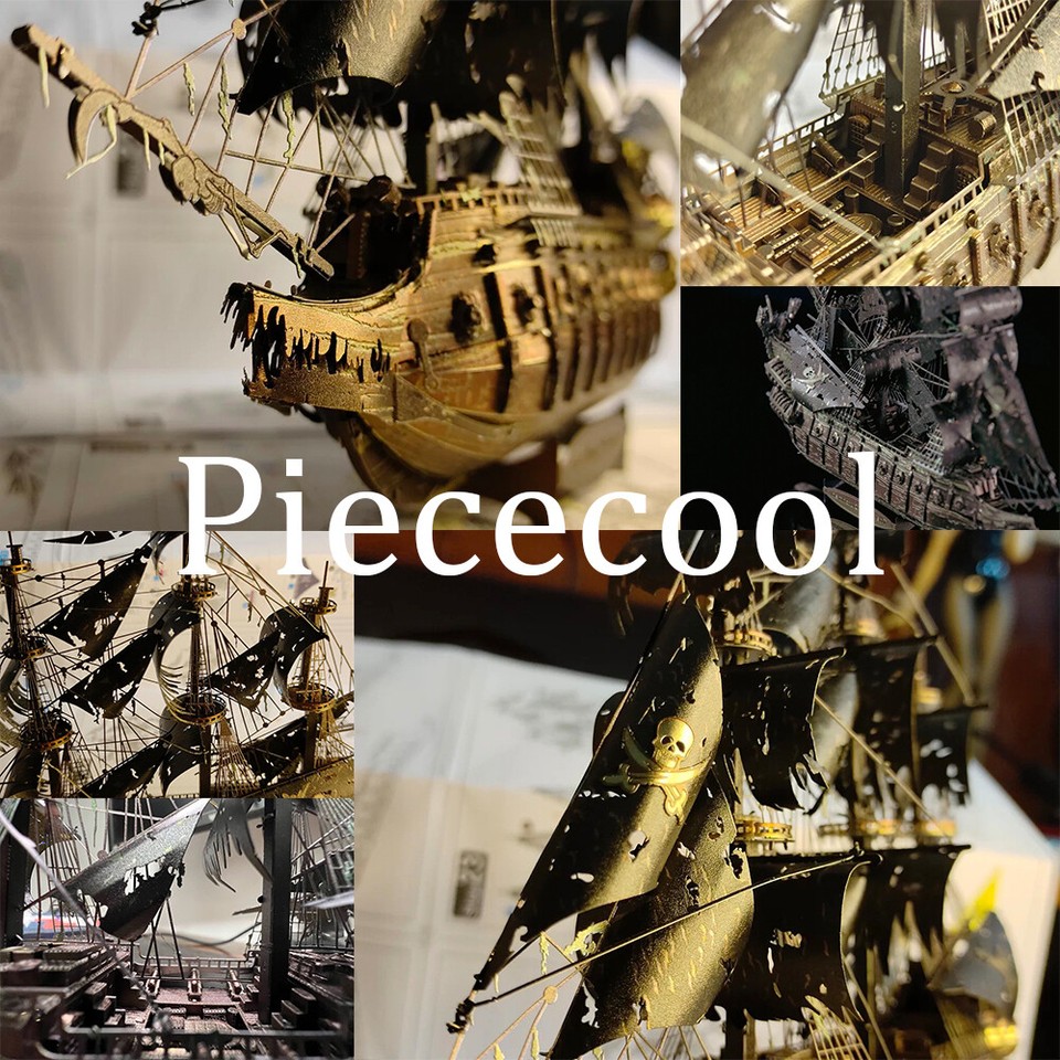 Piececool 3d Model Kits The Flying Dutchman Metal Puzzle halloween ...