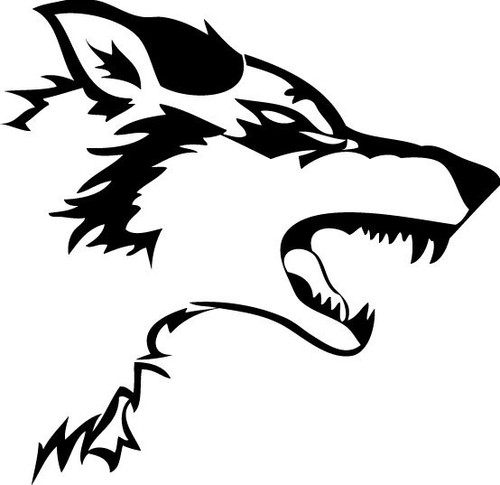 Wolf Vinyl Sticker/Decal Car Window- Laptop Decal Beast G.O.T Small or ...