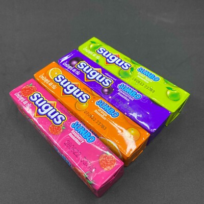 SUGUS JUMBO Raspberry, Green Apple, Blackcurrant, Orange, CANDY ...
