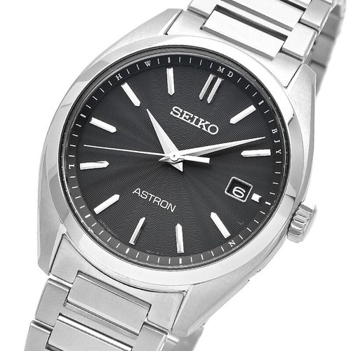SEIKO ASTRON SBXY033 Titanium Sapphire Crystal Radio Solar Watch Black ...