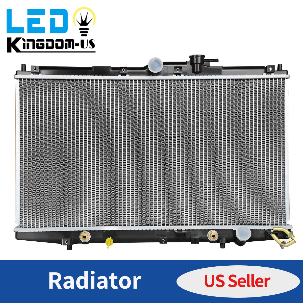 Aluminum Radiator for 1998 1999 2000 2001 2002 Honda Accord 2.3L L4 ...
