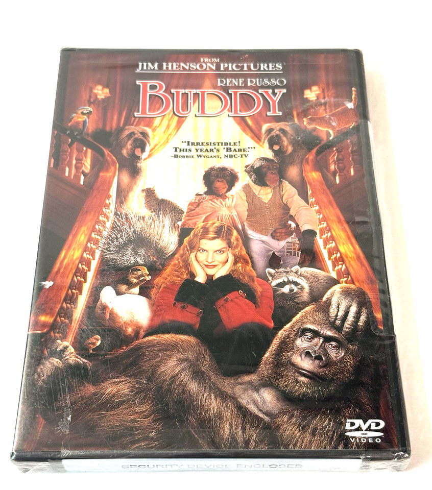 Buddy DVD Jim Henson Rene Russo Full Screen Gorilla Adventure Comedy ...