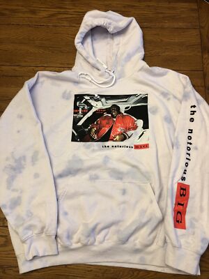 the notorious B.I.G Tie Dyed Sweatshirt Size XL Hip Hop Gangsta Rap | eBay