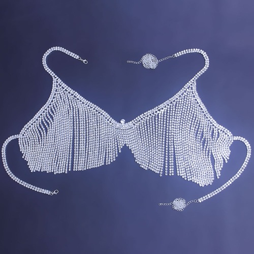 Underwear Crystal Body Harness Chain Jewelry Sexy Rhinestone Bikini ...