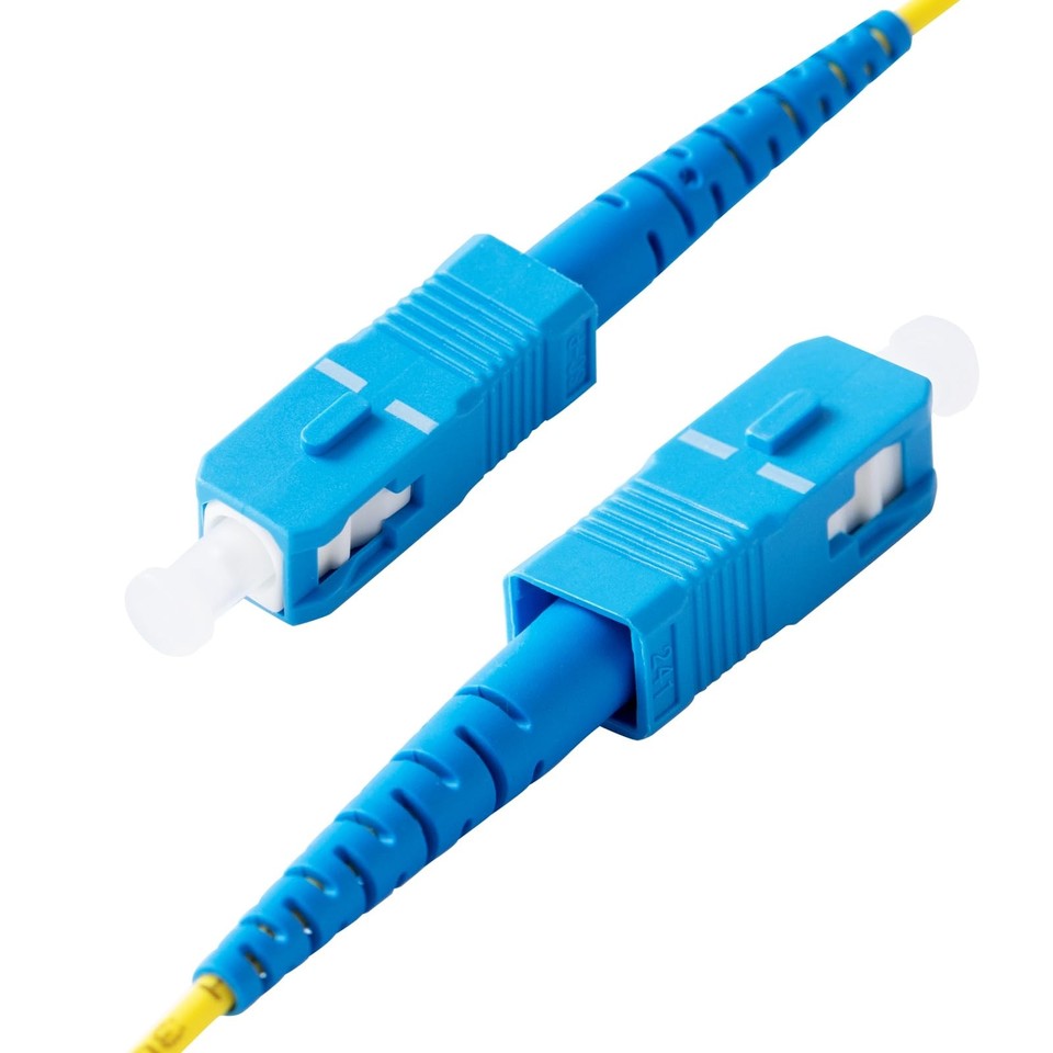 10ft OS2 SC to SC Single Mode Simplex Fiber Optic Patch Cable 9/125m LSZH | eBay