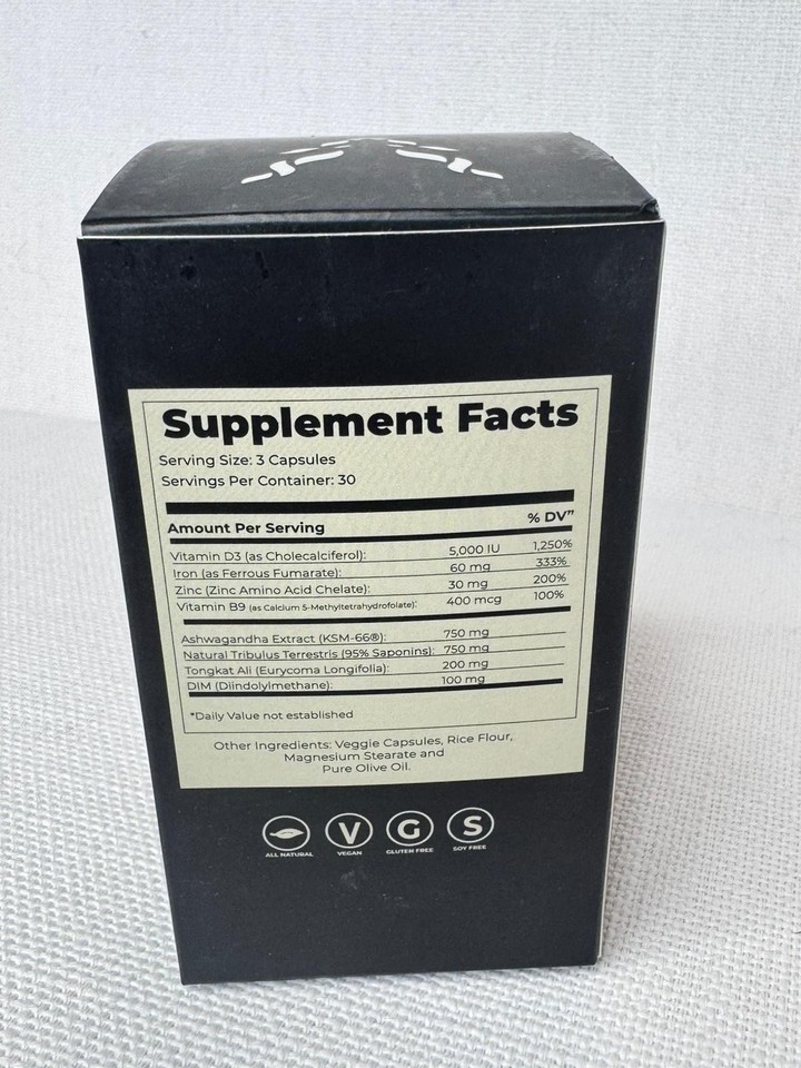 BUCKED UP RUT TESTOSTERONE BOOSTER 90 Capsules 90 Capsules Hormone ...