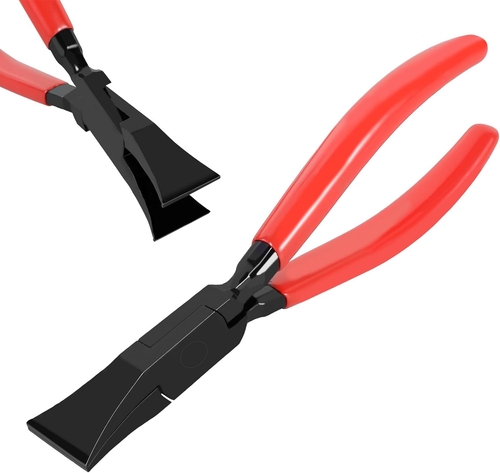 Steel Metal Hand Seamer, 7-Inch Small Metal Sheet Straight Bender Plier ...