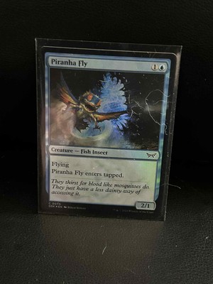 Piranha Fly - Foil Duskmourn: House of Horror Magic: The Gathering | eBay