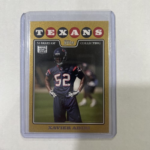 2008 Topps - Gold Border #419 Xavier Adibi /2008 (RC) | eBay