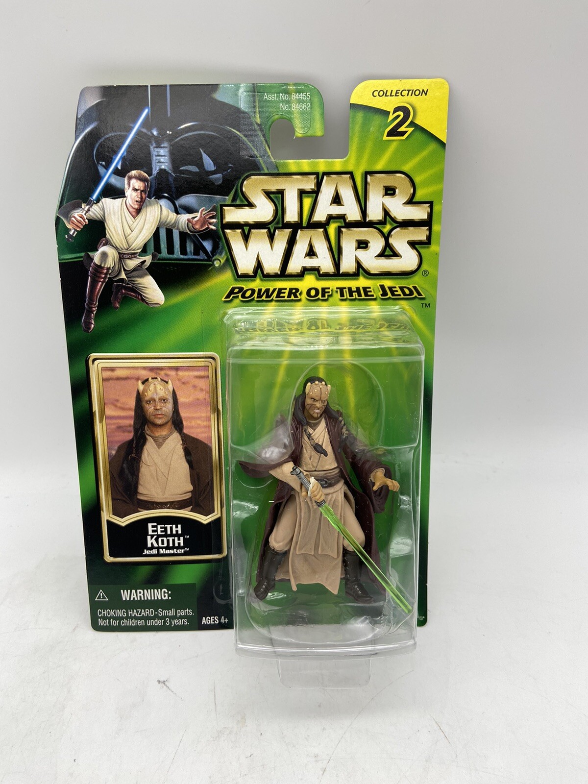 Star Wars Power of the Jedi Series EETH KOTH Jedi Master Action Figure ...