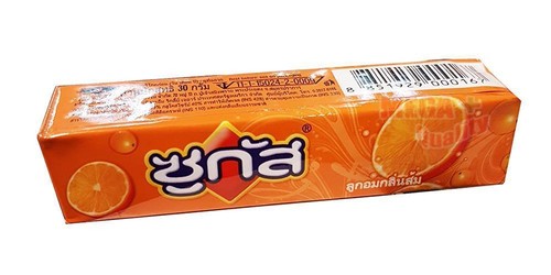 Sugus Orange Flavoured Chews Sweet Chew Candy Fruit Juice Fun Chewing ...