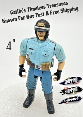 Vintage Toy Cop Policeman Figure 4" | eBay