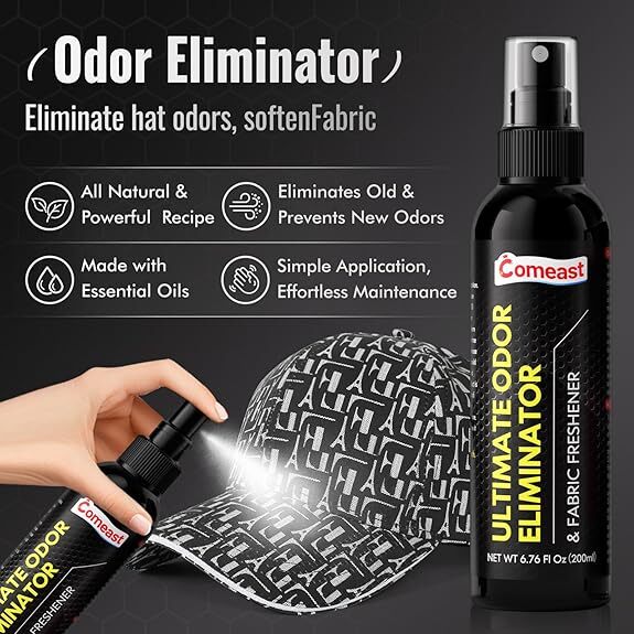 Hat Cleaner Kit Clean Baseball Caps Cotton Wool Leather +Deodorizer ...