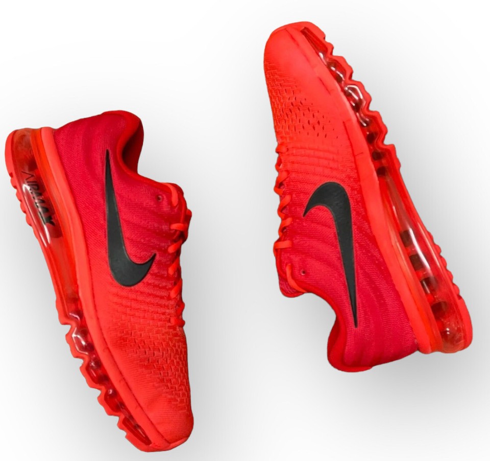 Nike Air Max Rare Crimson Red Reflective Shoes 849559 Mens 8.5 New Fast ...
