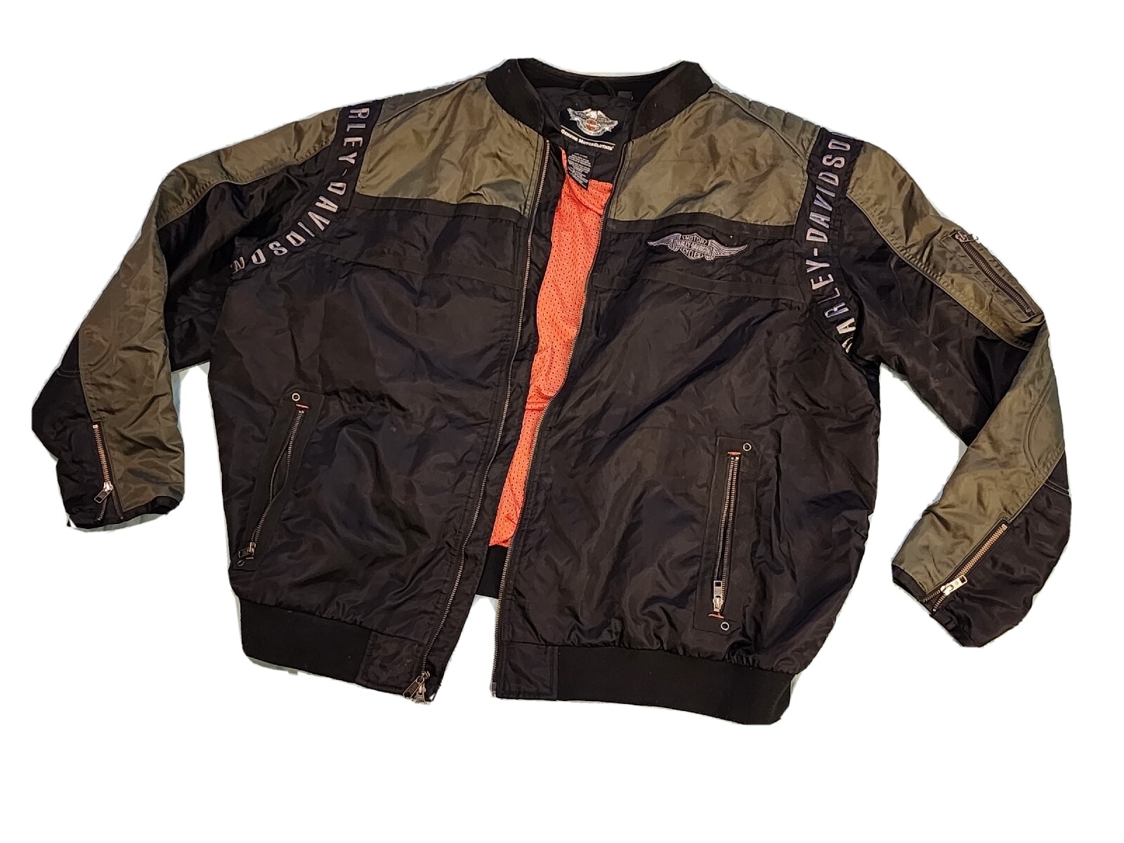 Harley Davidson Jacket Genuine MotorClothes Black And… - Gem