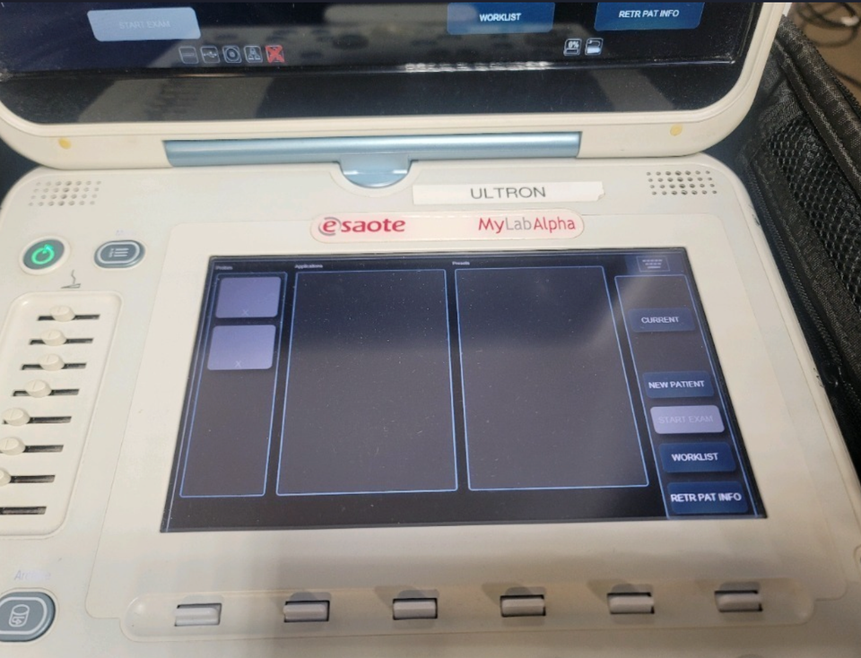 Esaote MyLab Alpha Portable Ultrasound With Case-Cardiac Vascular EHD ...